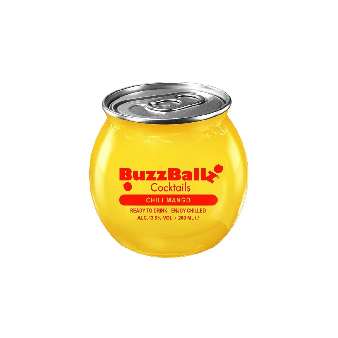 BuzzBallz Chilli Mango Cocktail 13.5% ABV - United Kingdom — The Liquor ...