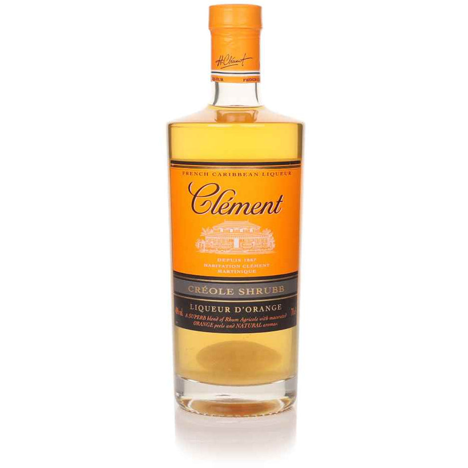 Clement Creole Shrubb, 70cl - Premium French Caribbean Orange Liqueur ...
