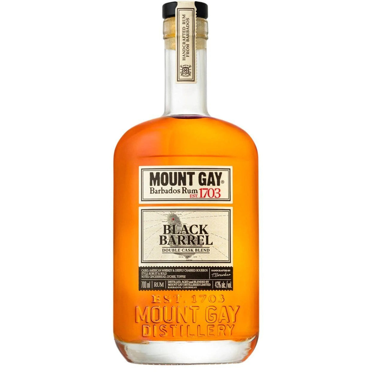 Mount Gay Black Barrel Double Cask Blend, 70cl — The Liquor Club