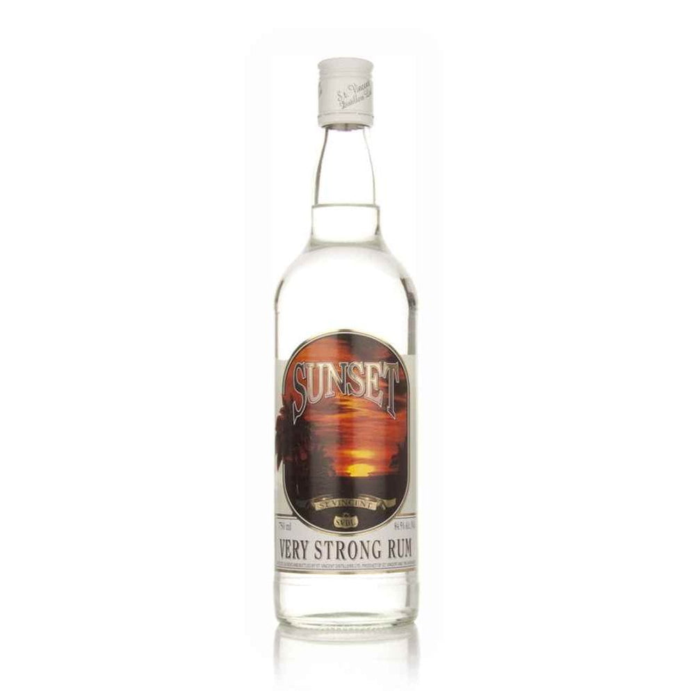 Sunset Very Strong Rum 70cl (84.5% ABV) - The Strongest Rum In The UK ...